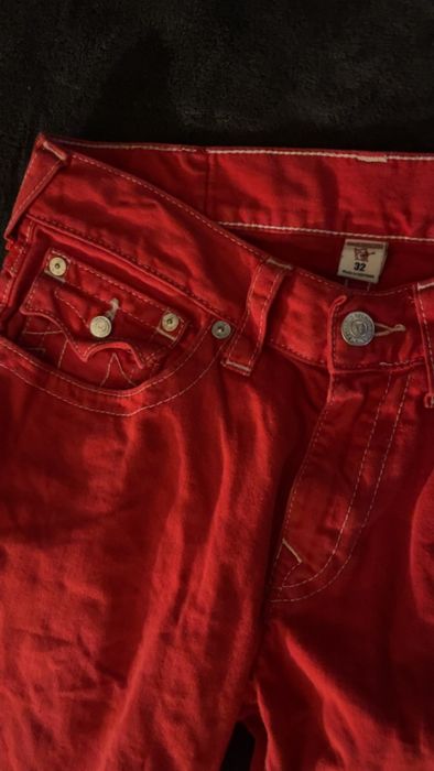 True Religion Red True Religion Jeans | Grailed