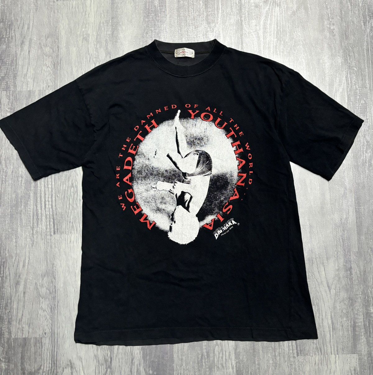 Band Tees × Megadeth × Vintage Vintage Bootleg 1995 Europe Megadeth ...