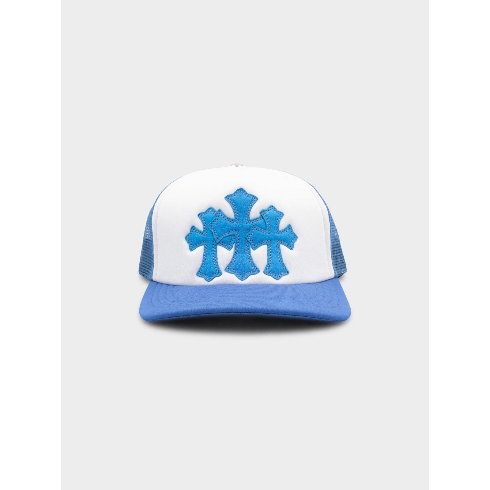 Chrome Hearts Neon Blue Triple Cross Hat | Grailed