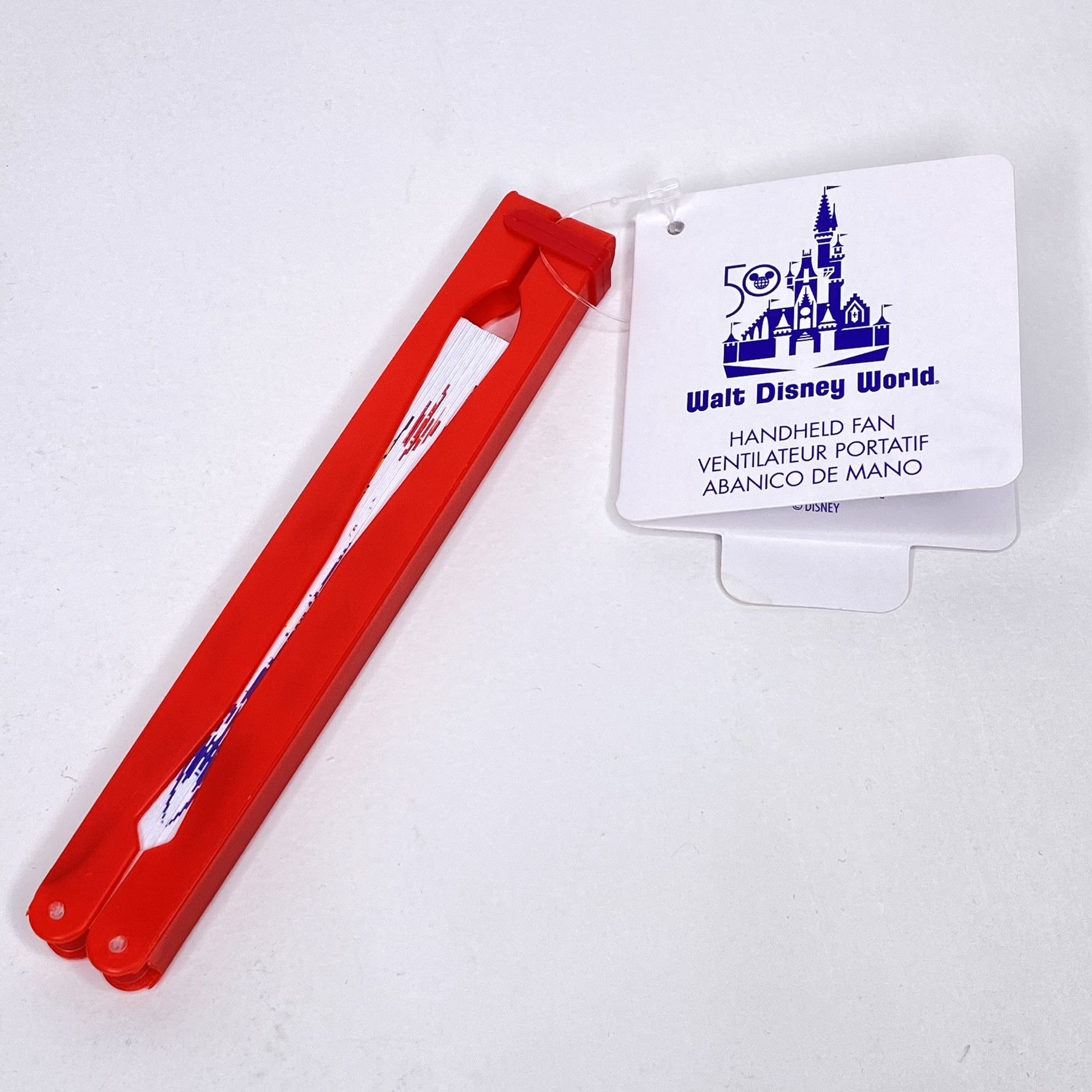 Disney Walt Disney World 50th Anniversary Collection Folding Fan | Grailed