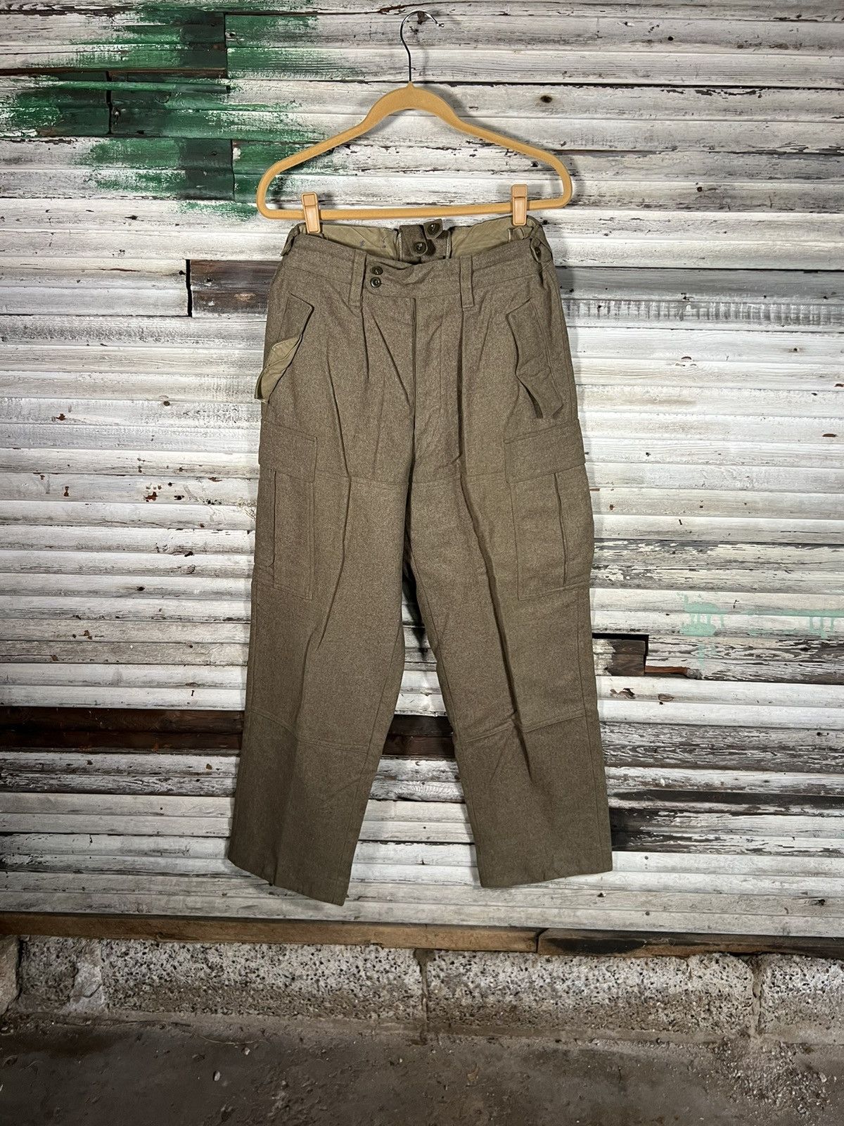 Vintage Vintage Wool Military Pants | Grailed