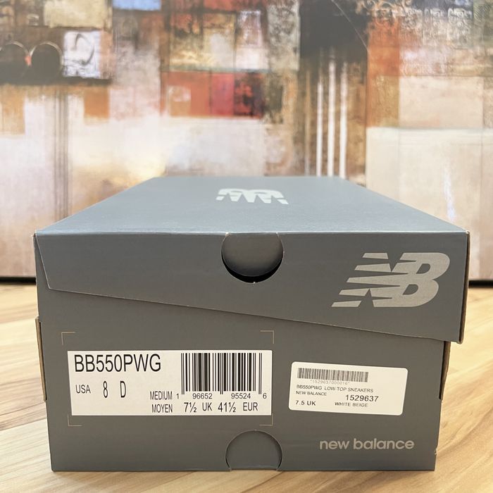 New Balance 2023 New Balance 550 White / Timberwolf / Rain Cloud NB550 ...