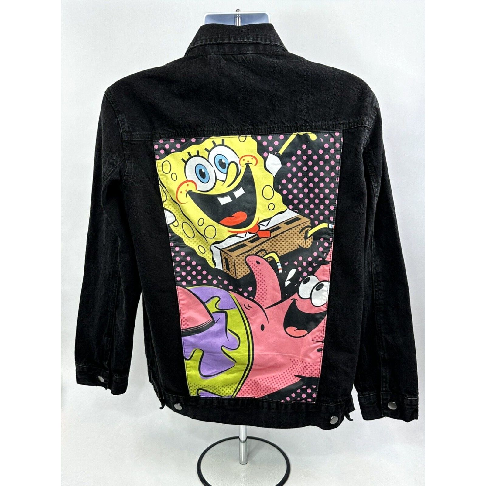 Nickelodeon Nickelodeon Spongebob Squarepants Denim Jacket Medium Black ...