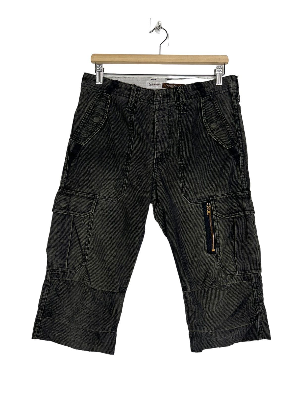 Japanese Brand 🔥 BACK NUMBER UTILITY CARGO 3 QUATER SHORT PANTS | Grailed