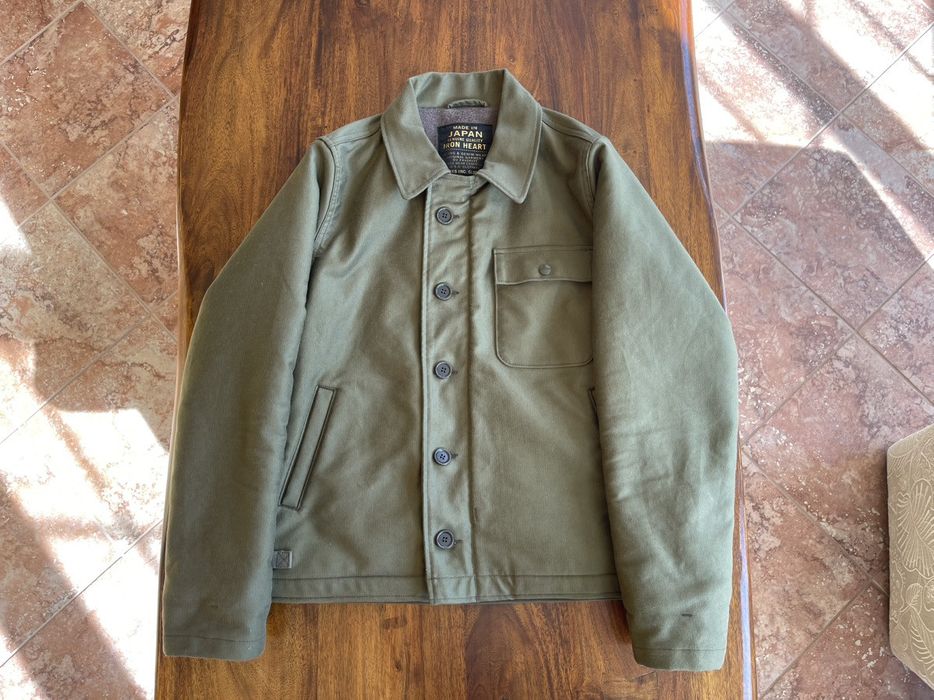Iron Heart Iron Heart “IHM-40-GRN” Whipcord A2 Deck Jacket | Grailed