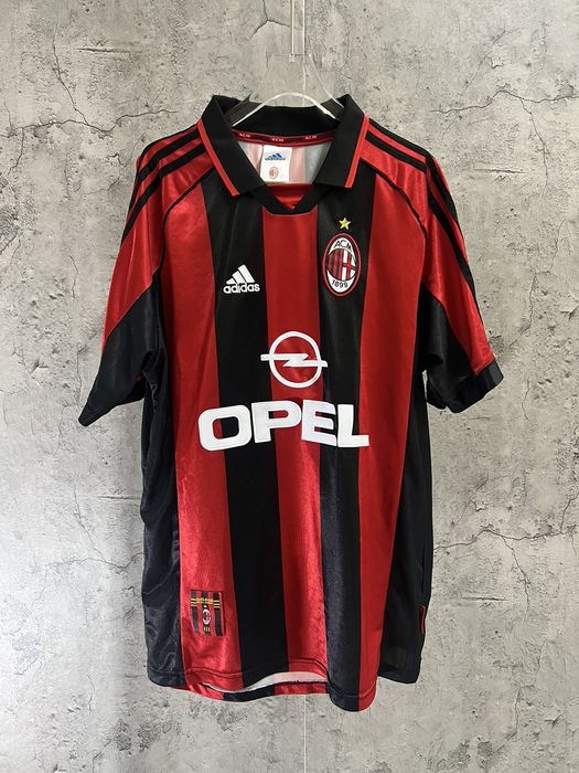 Adidas Vintage Opel AC Milan Soccer Jersey | Grailed