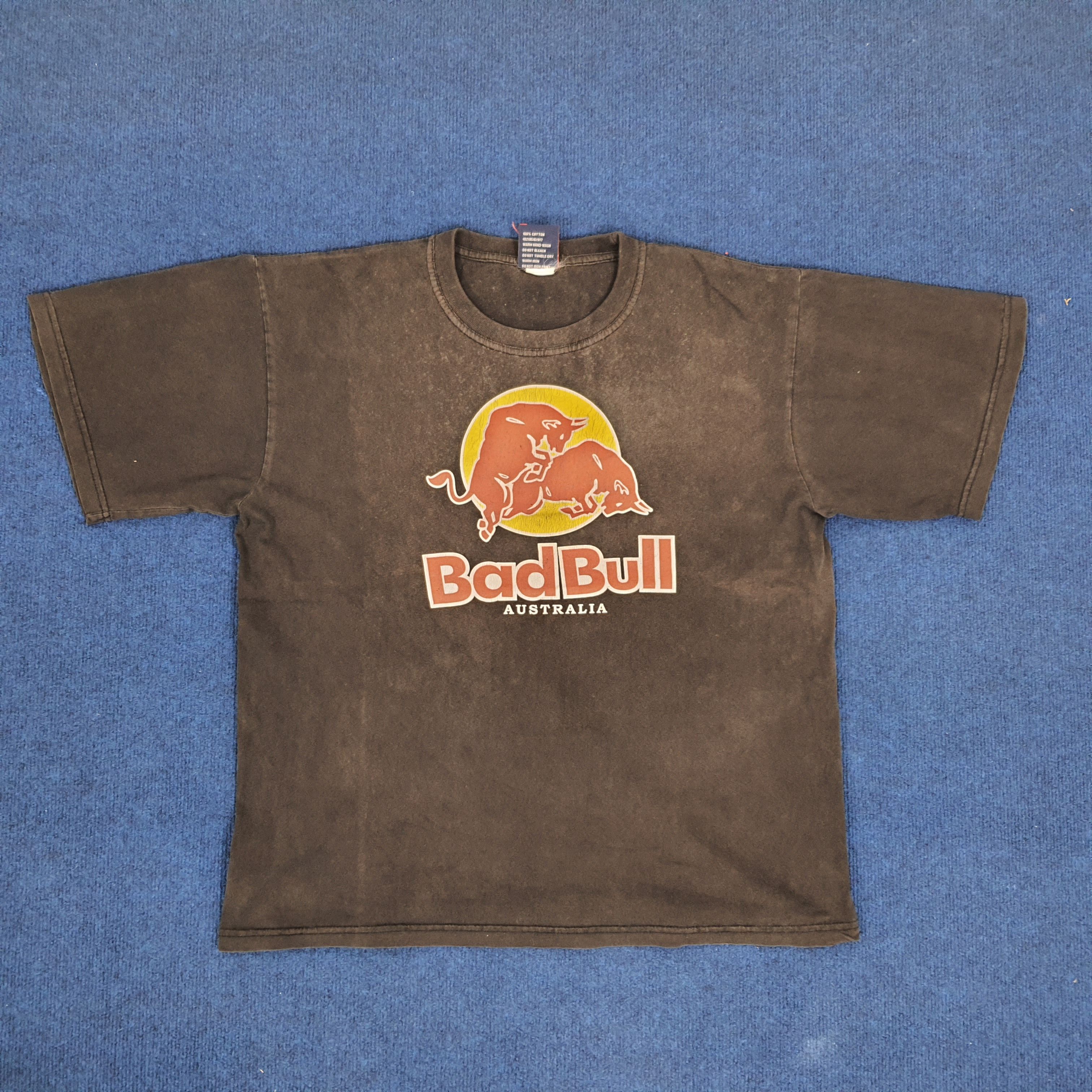 Red Bull BadBull Parody RedBull Art Style Tshirt | Grailed