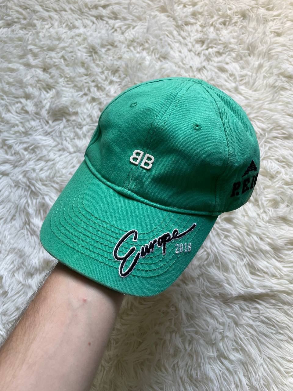 Balenciaga × Hype × Streetwear Balenciaga Europe PE18 Racer Cap Hat ...