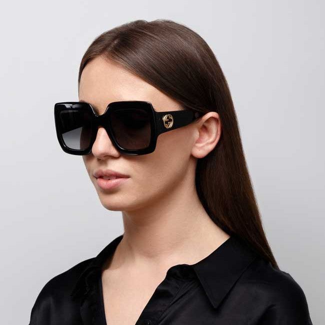 Gucci NEW GUCCI GG0053SN 001 WOMEN’S BLACK SUNGLASSES | Grailed