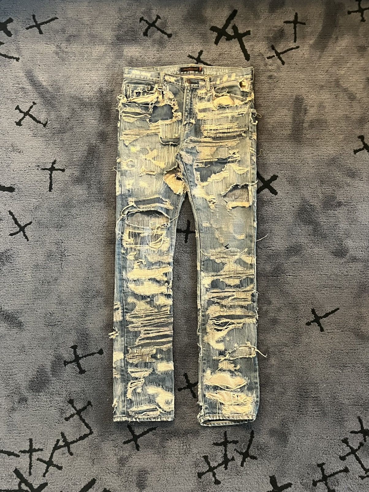 Undercover AW05 Arts and Crafts 85 Distressed Denim | Grailed