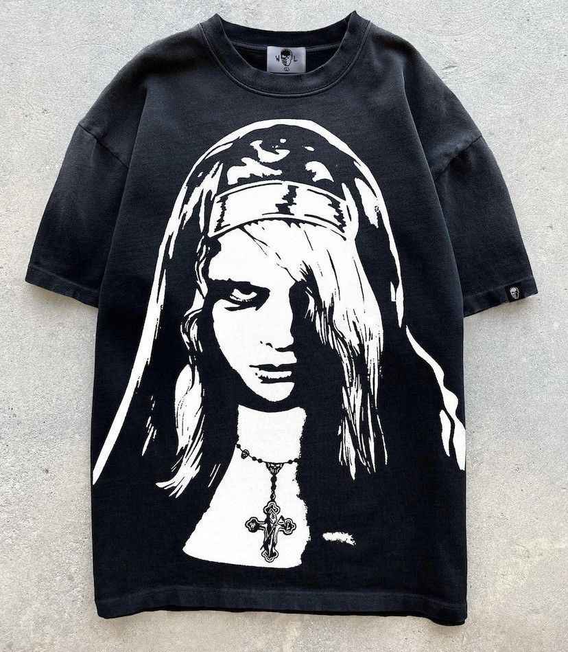 Warren Lotas RARE 2023 WARREN LOTAS THE NUN BLACK T-SHIRT (M) | Grailed