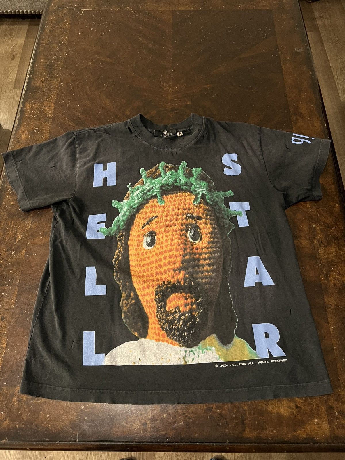 HELLSTAR Hellstar “Crochet Jesus” size M | Grailed