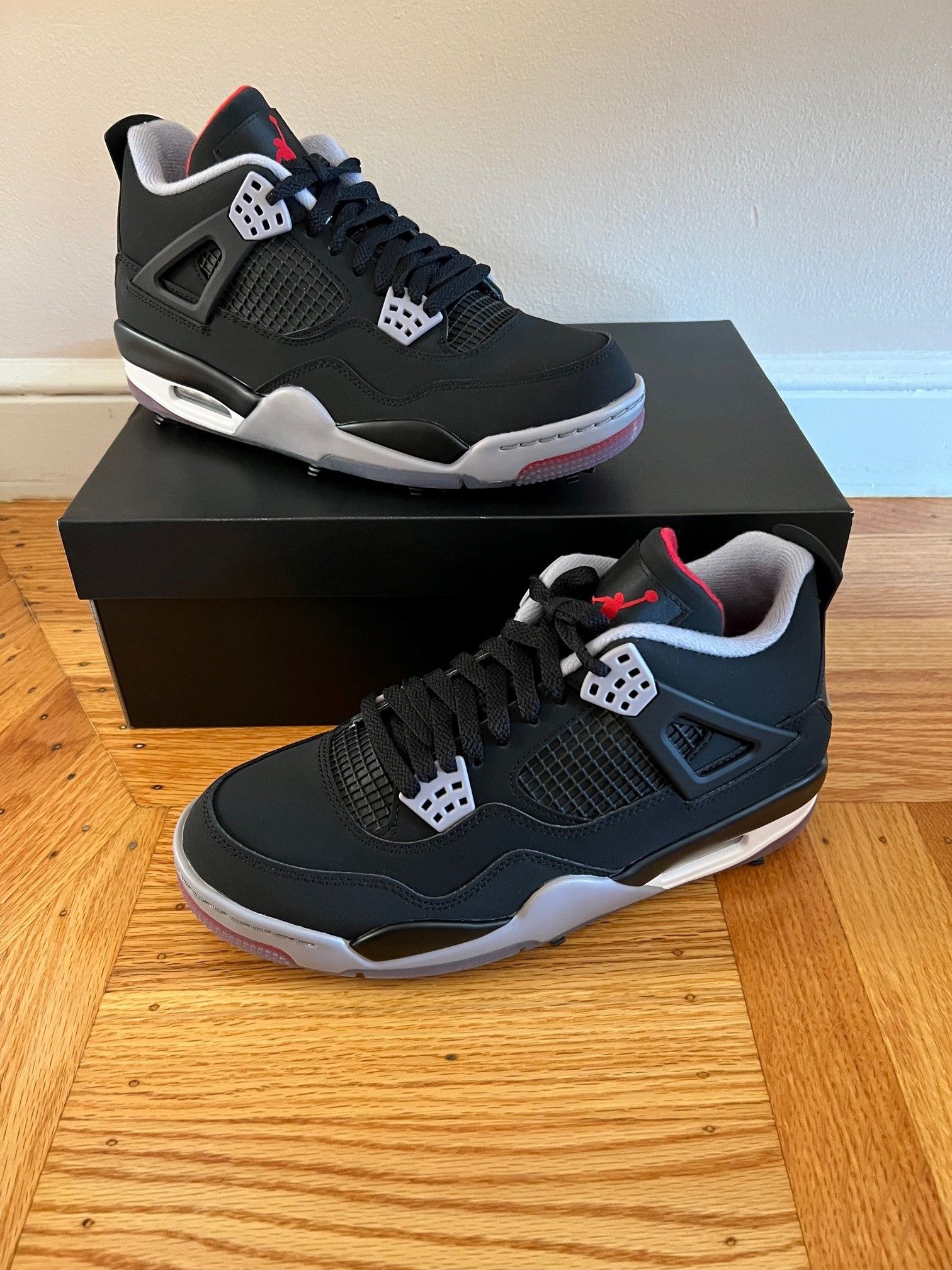 Jordan Brand × Nike Nike Air Jordan 4 Retro Golf IV Bred | Grailed