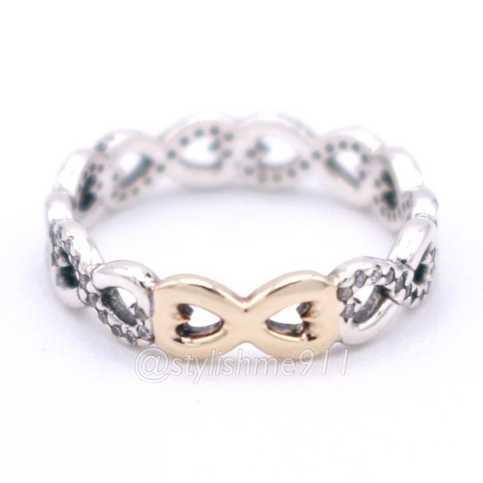 pandora Authentic Pandora 14K Gold Infinite Love Ring. | Grailed