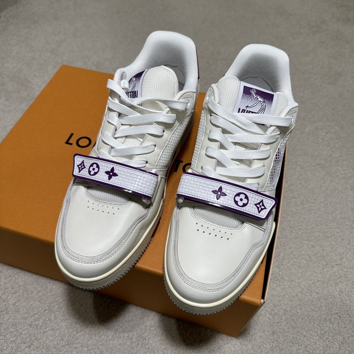Louis Vuitton LV TRAINER VIOLET MESH | Grailed