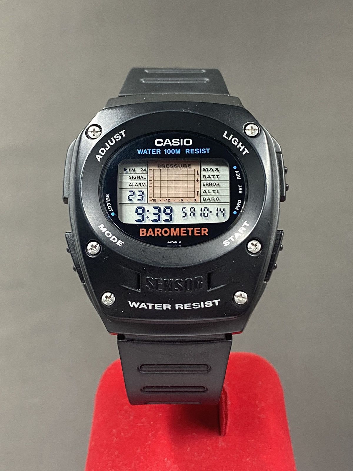 Casio × Vintage Vintage CASIO BM-600 Barometer Diver Digital Men’s ...