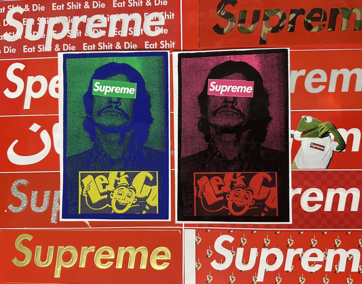 Rare × Streetwear × Supreme FW08 Supreme Chaos Charles Bronson Sticker Set RARE OG | Grailed
