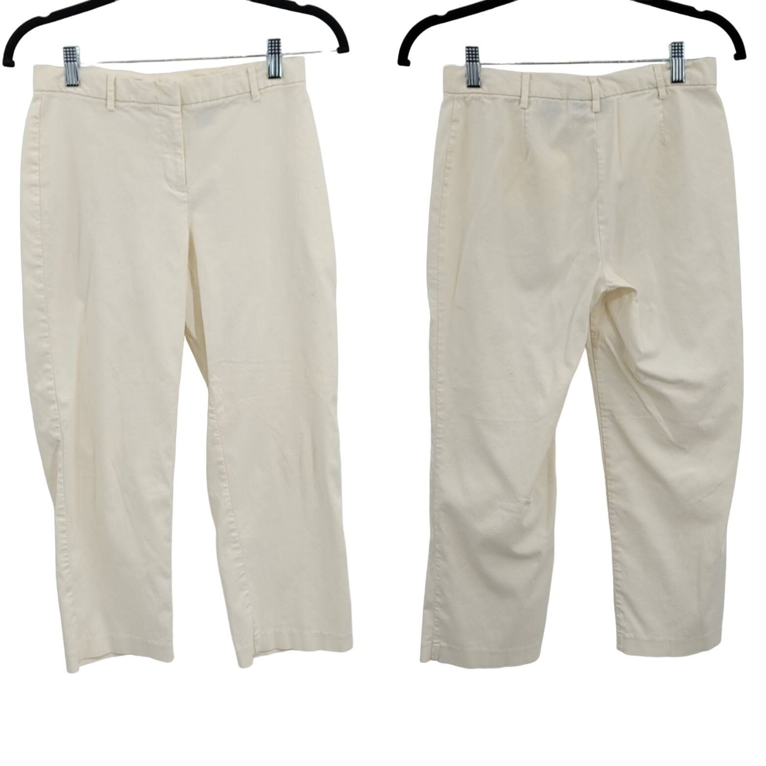 Express 90s Mid Rise Capri Pants 3/4 White Stretch Clam Diggers | Grailed