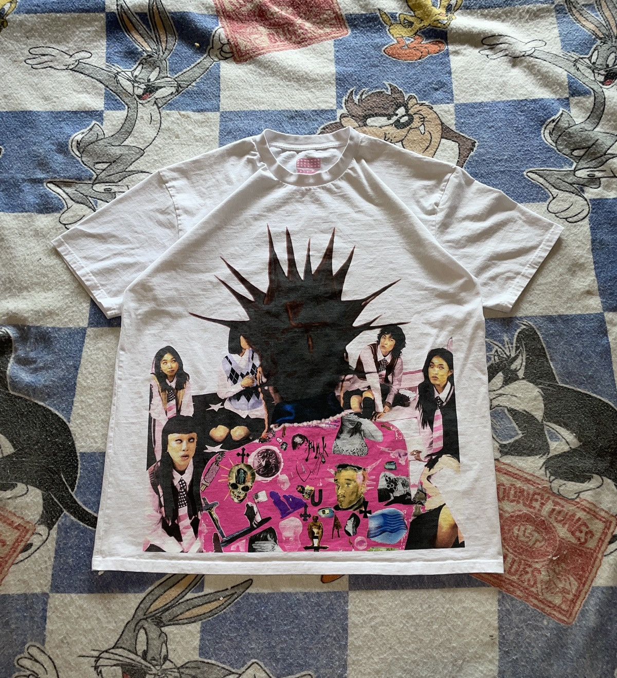 Tour Tee Lil uzi vert pink tape tour tee | Grailed