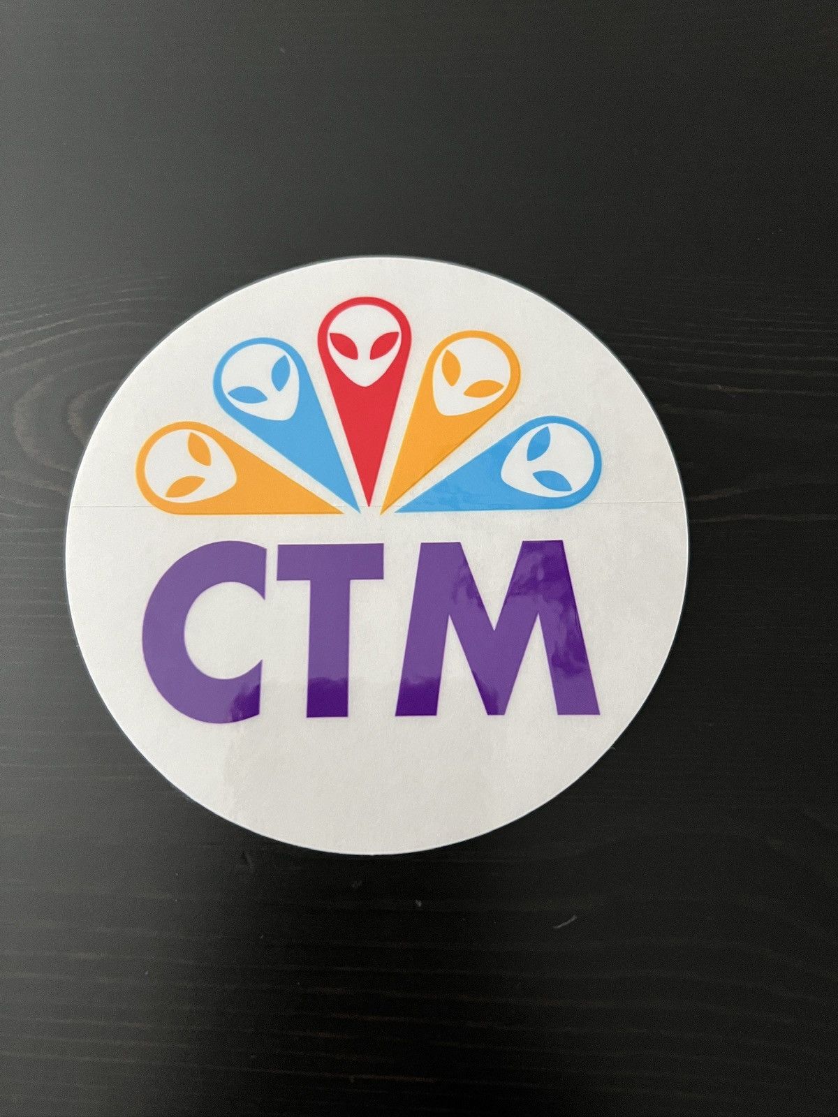 Market × Stickers Chinatown Market Aliens Exist Logo Sticker | Grailed