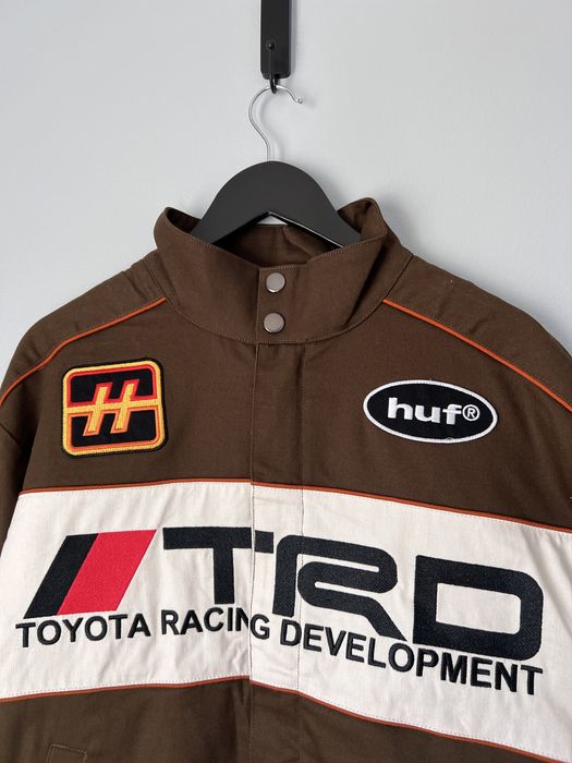 Huf Toyota TRD Huf Global Racing Jacket in Brown | Grailed