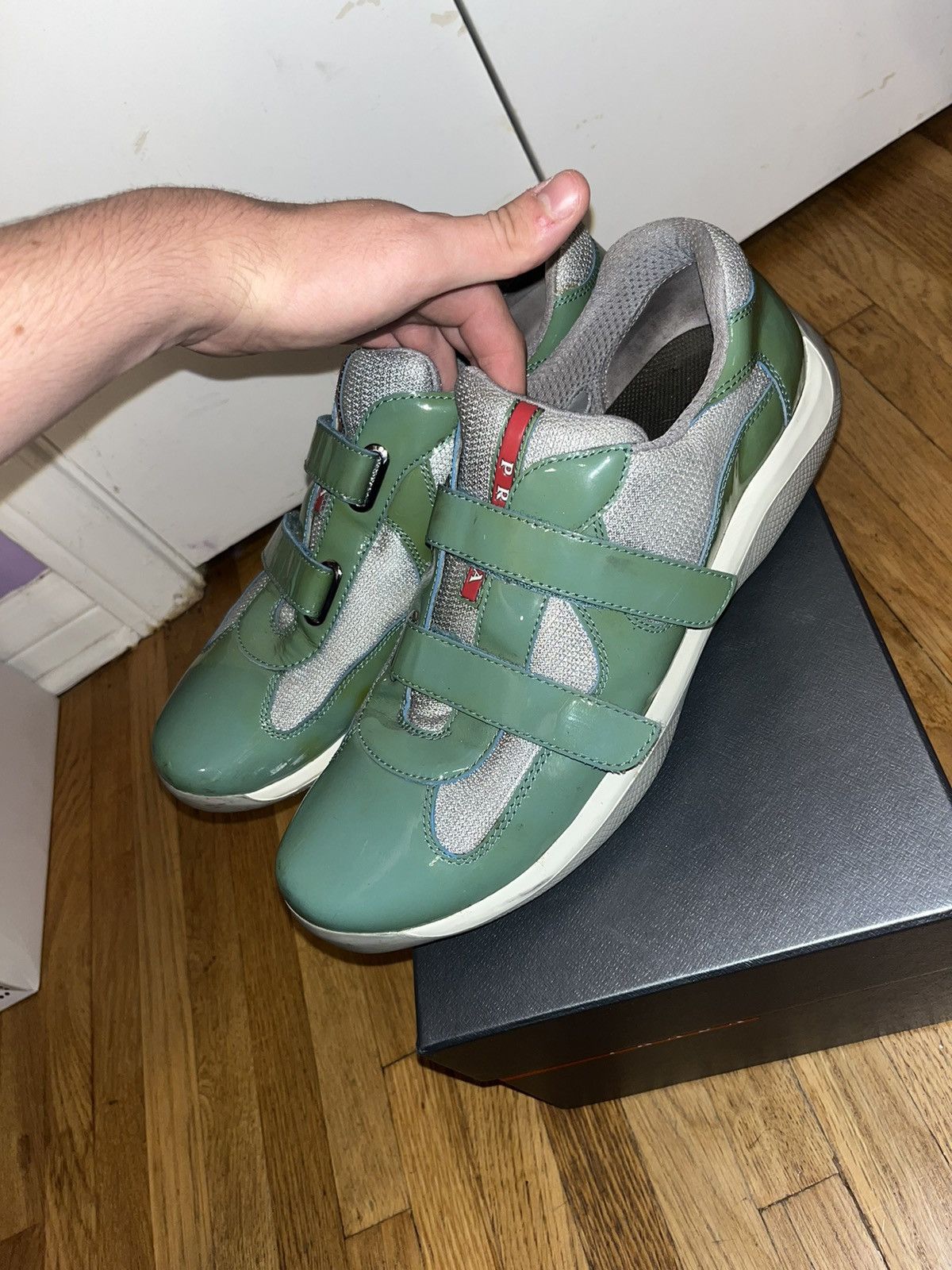 Prada Prada American cup Velcro Straps | Grailed