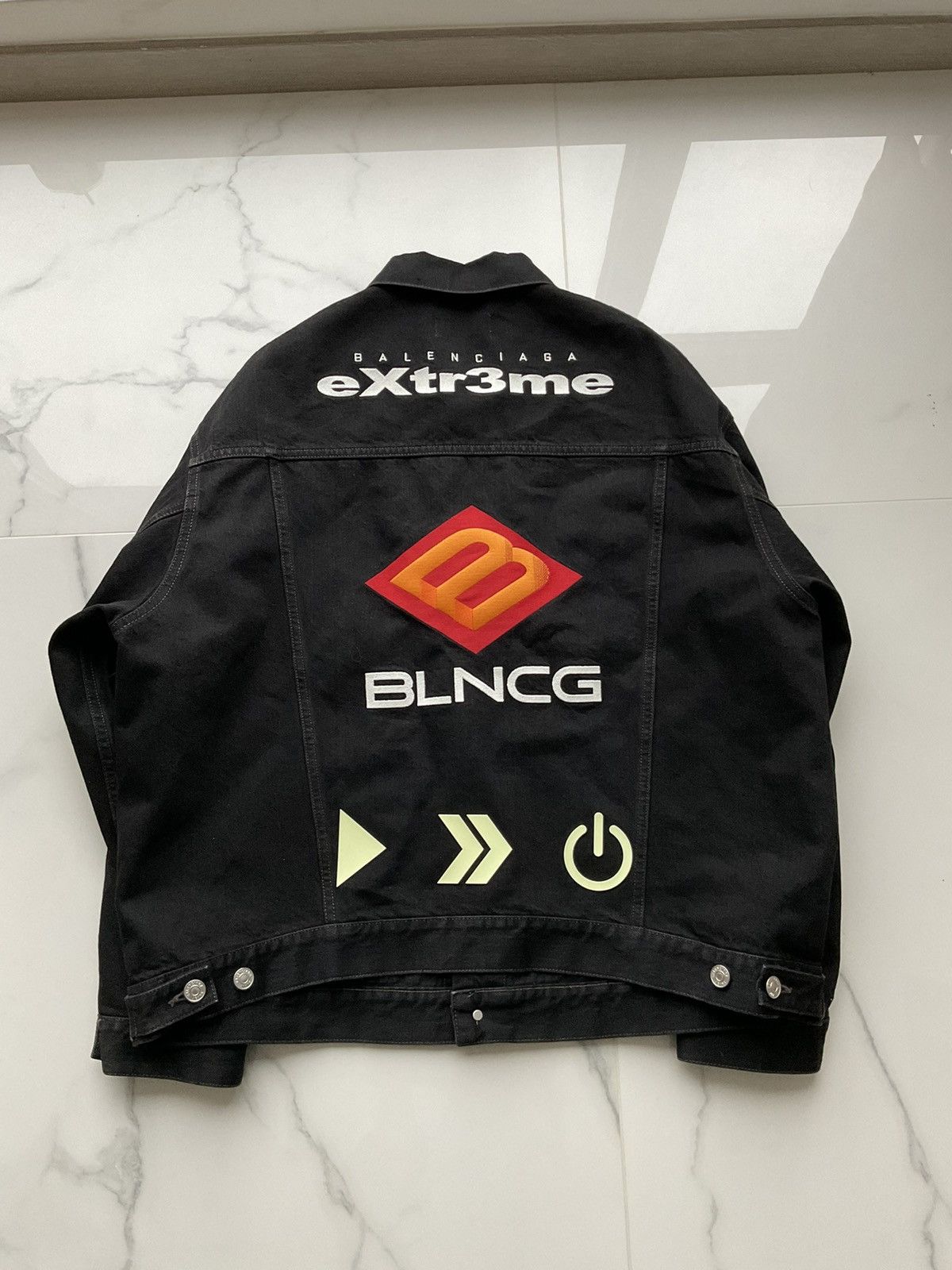 Balenciaga Balenciaga gamer denim jacket | Grailed