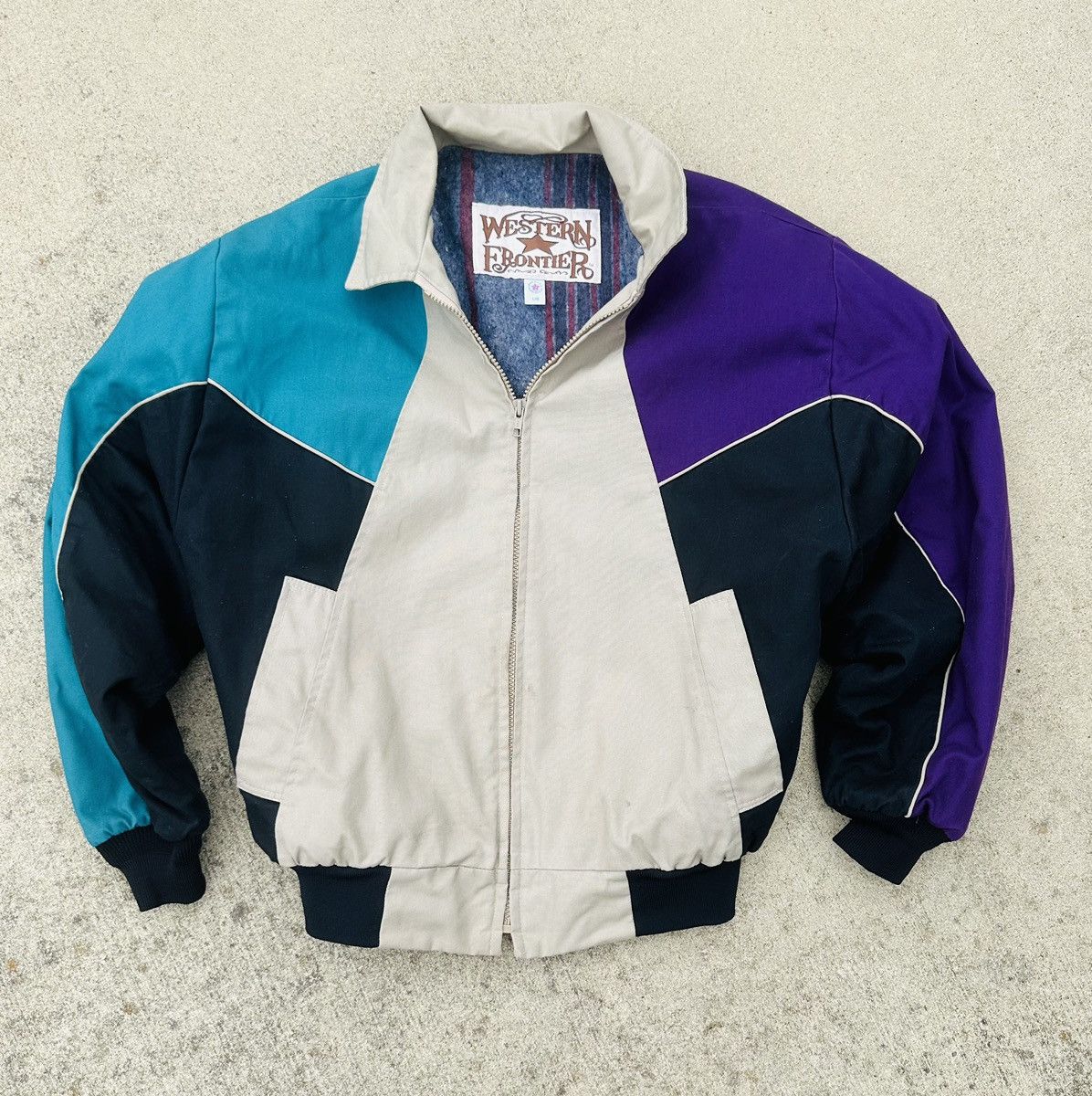 Vintage Vintage Western Frontier Jacket Large 90s Cowboy Workwear | Grailed