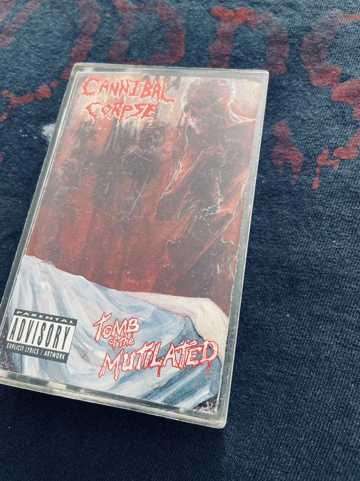 Band Tees × Vintage Cannibal Corpse - Tomb of the Mutilated Cassette ...