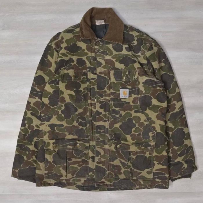 Carhartt Camo hunting jacket union made 1980s | Grailed