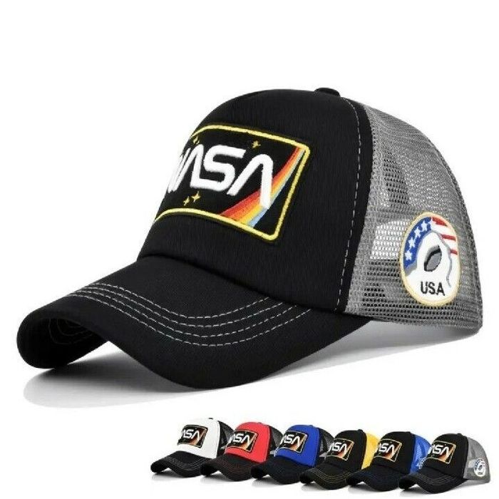Nasa NEW (NWT) ( Choose white or black) NASA Mesh Trucker Basebal | Grailed