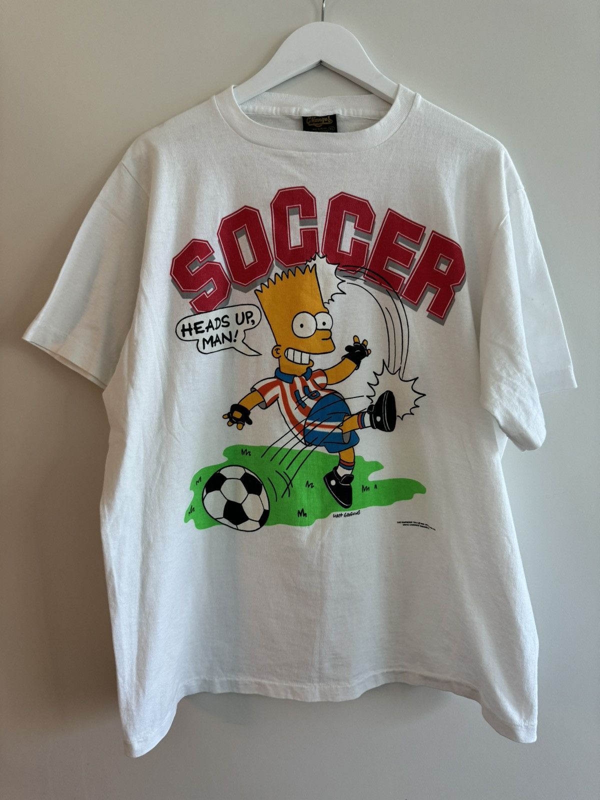 Vintage Vintage Bart Simpson Soccer Shirt | Grailed