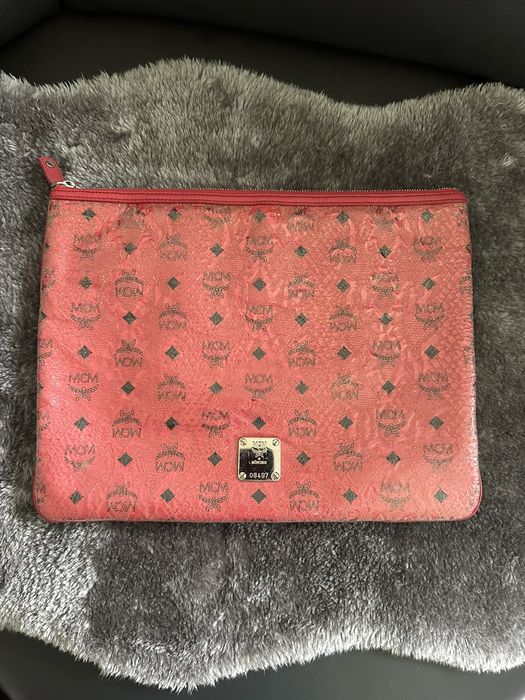 Phenomenon VERY RARE MCM X PHENOMENON SNAKE SKIN CLUTCHBAG | Grailed