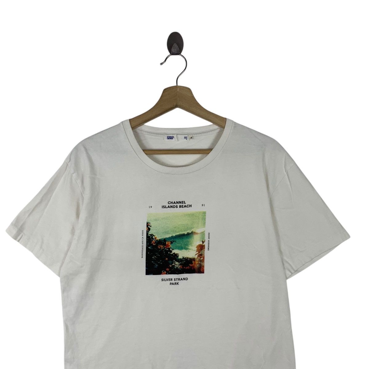 Vintage FOTOFOLIO CHANNEL ISLAND BEACH Silver Strand Park Tee Shirt ...