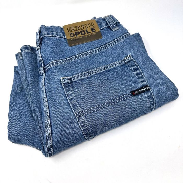 Southpole SouthPole Authentic Collection Wide Leg Baggy Blue Jeans 36 ...