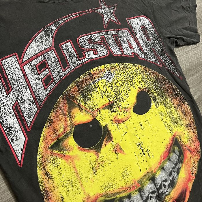 HELLSTAR Hellstar Evil Smiley Face Tee | Grailed
