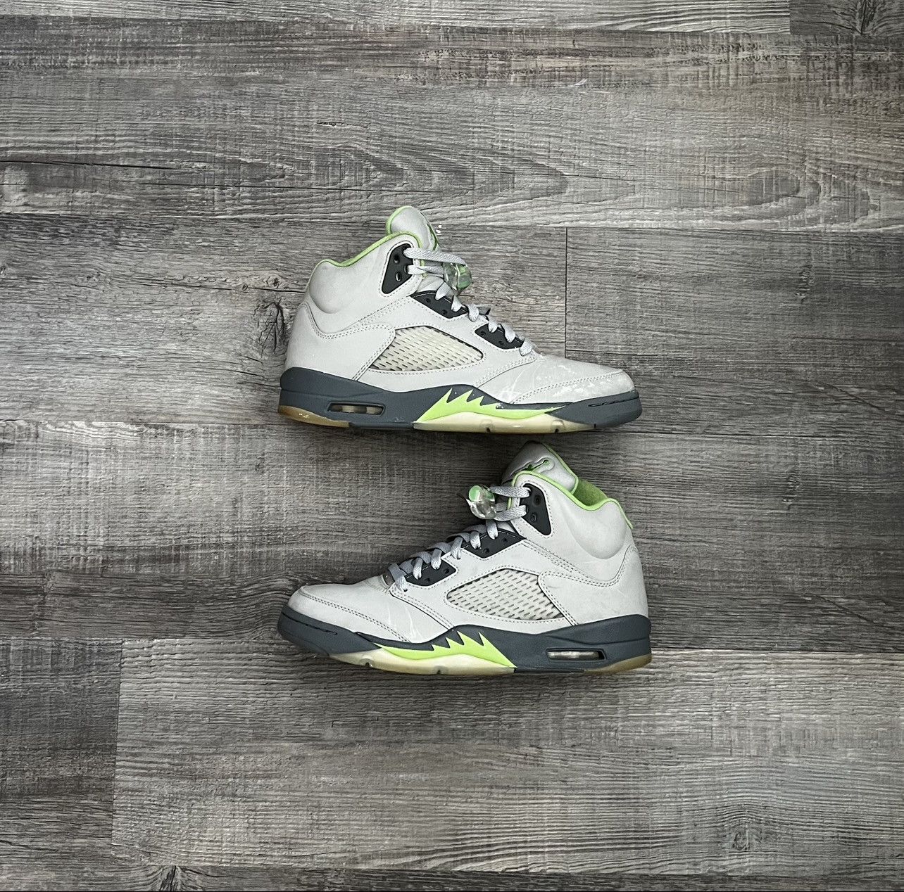 Jordan Brand × Nike × Vintage NIKE • JORDAN 5 Retro "2022 Green Bean ...