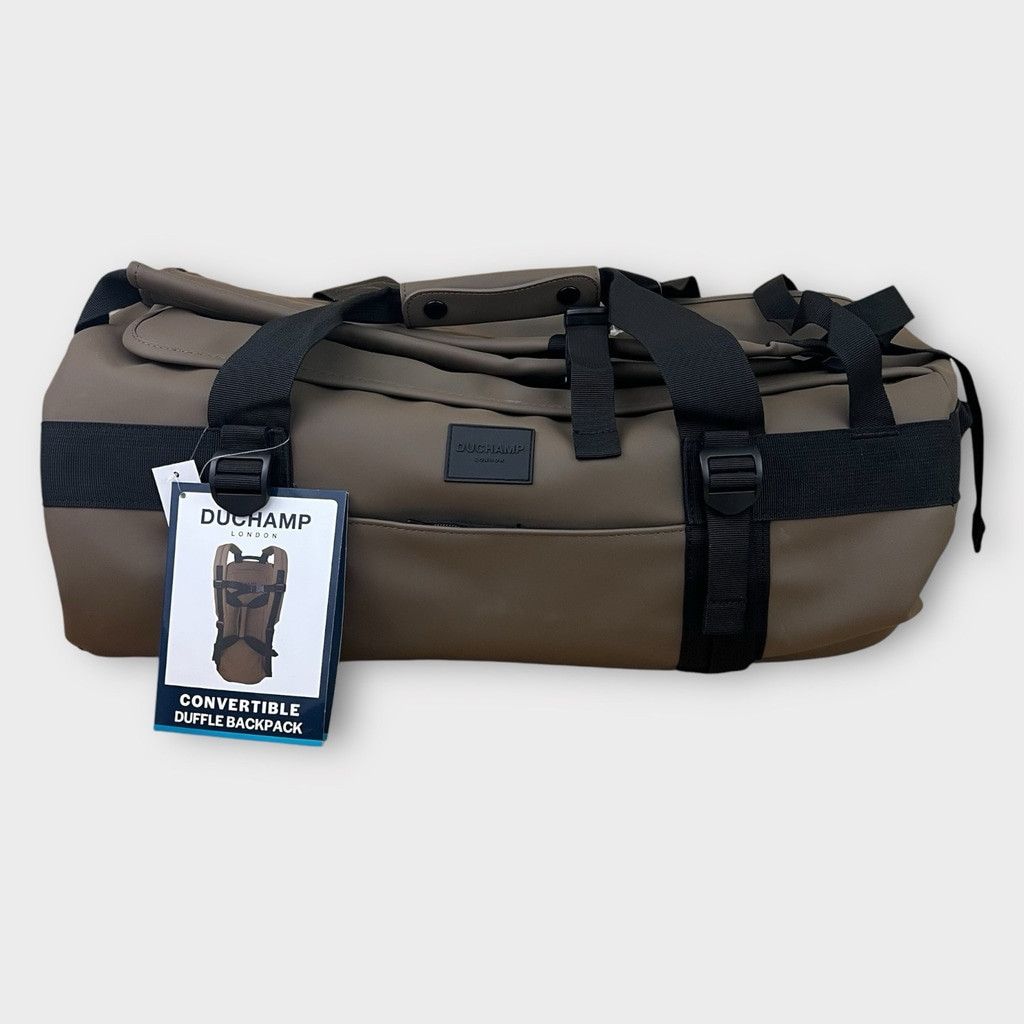 Duchamp Duchamp London Convertible Duffle Backpack Brown Black NEW ...