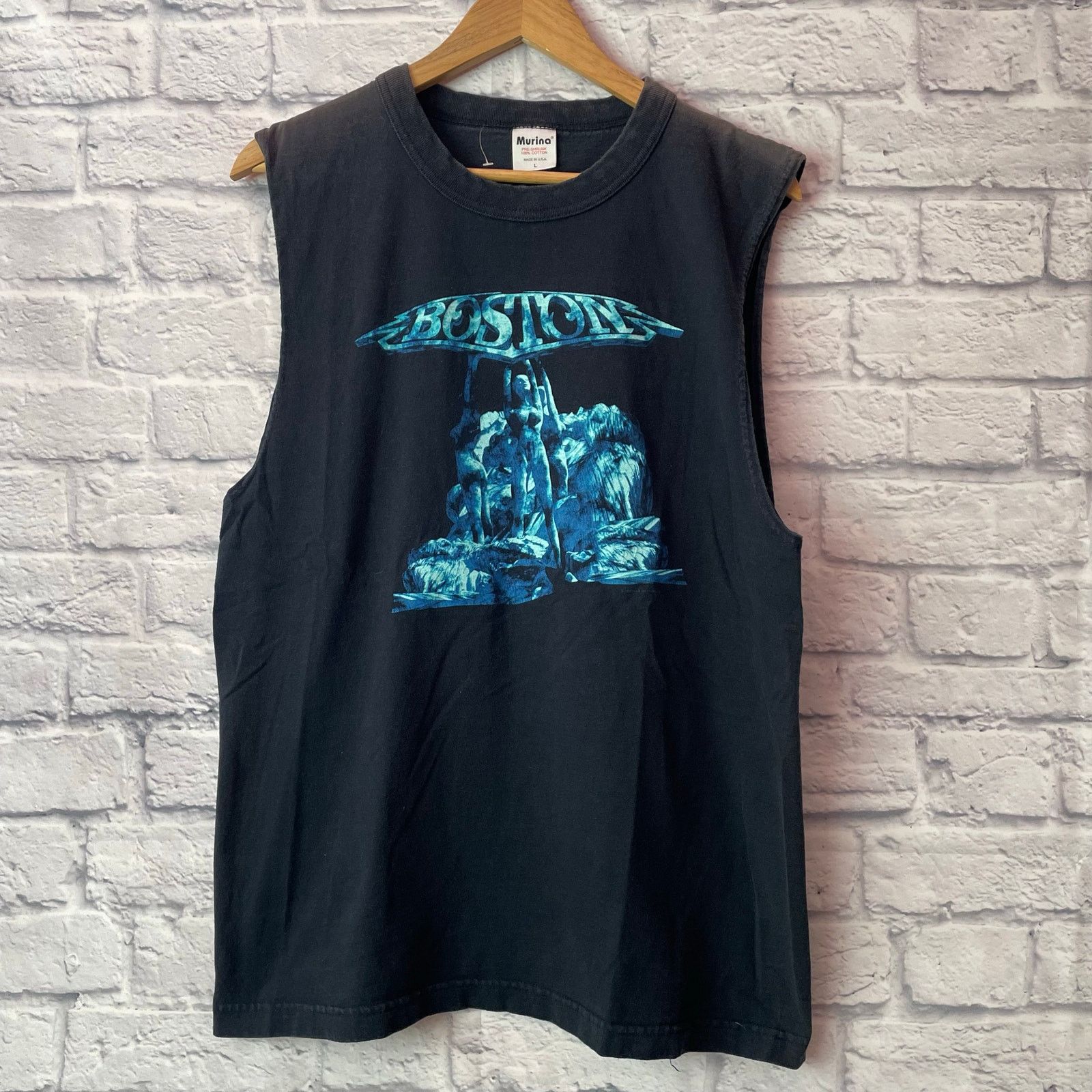 Band Tees × Streetwear × Vintage 1997 Boston Concert Faded Band Tank ...