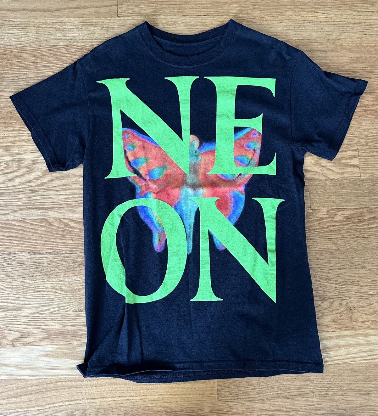 Playboi Carti Playboi Carti Neon Tour Butterfly T Shirt | Grailed