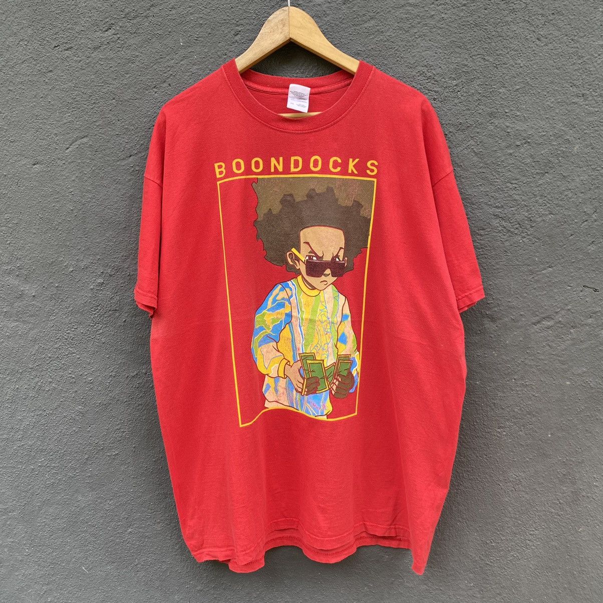 Cartoon Network Vintage Faded Y2K The Boondocks Coogi Style Sitcom Tee ...