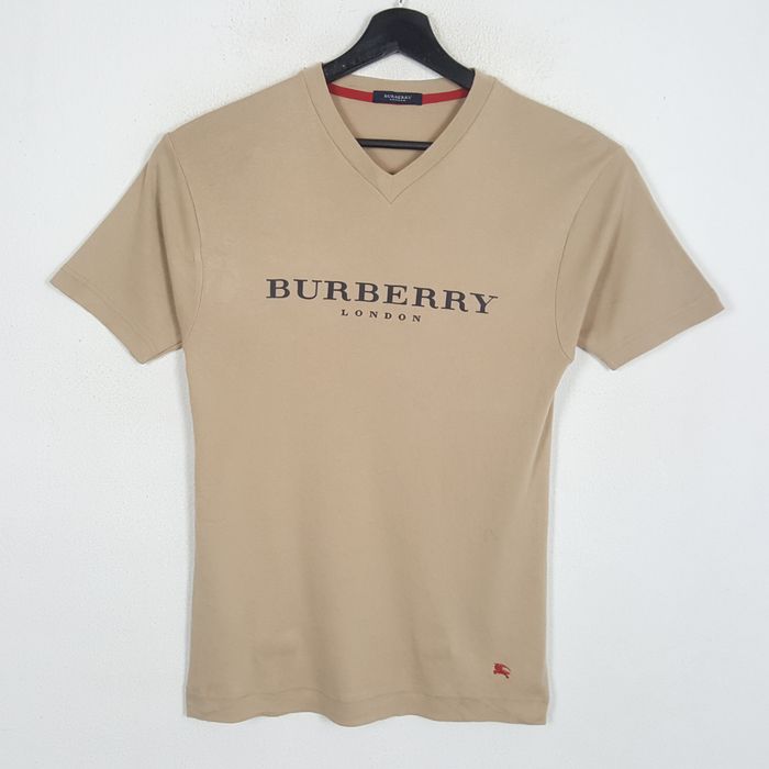 Vintage BURBERRY LONDON Small Logo Design Custom Tshirt | Grailed