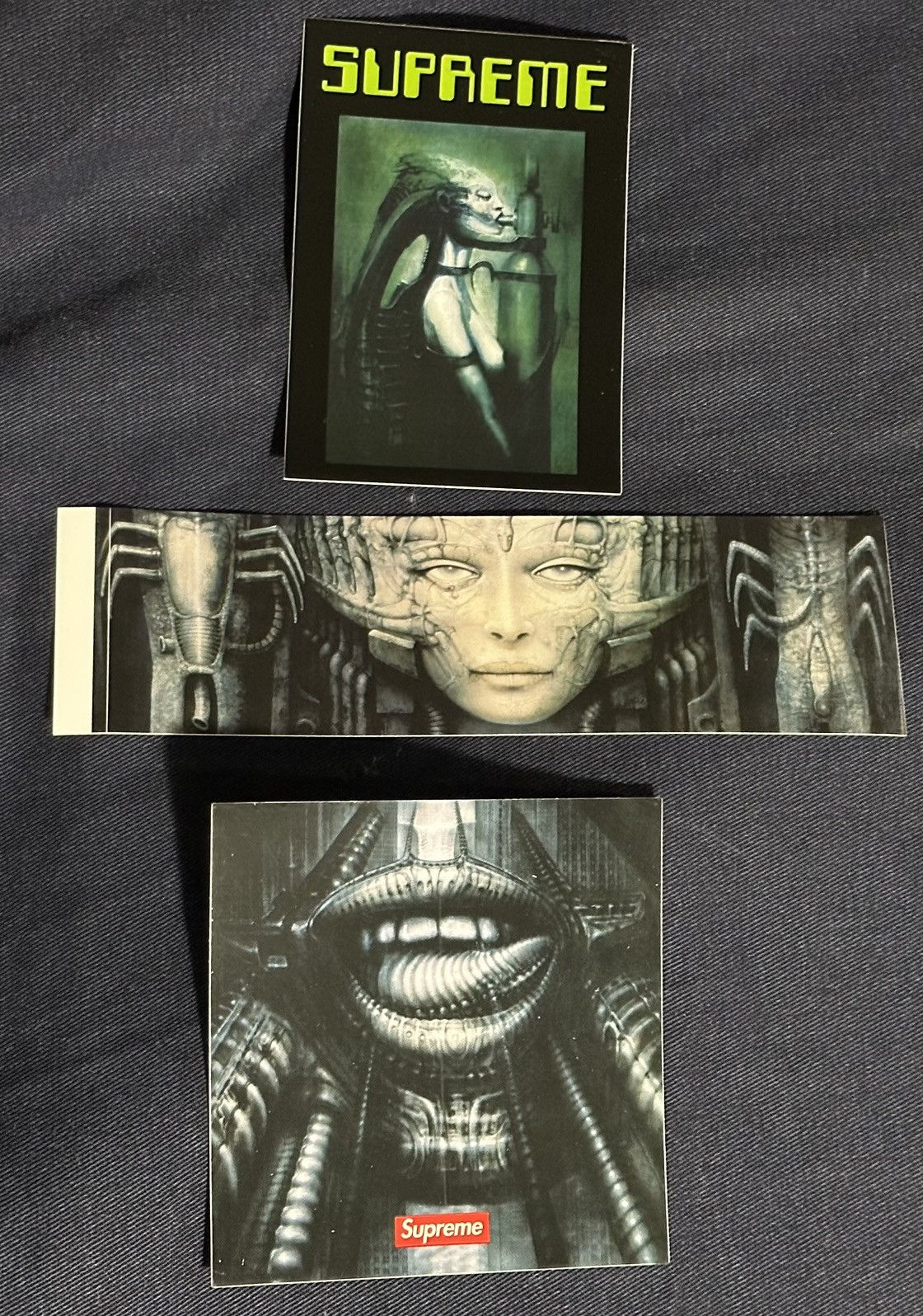 Supreme Supreme HR Giger sticker set | Grailed