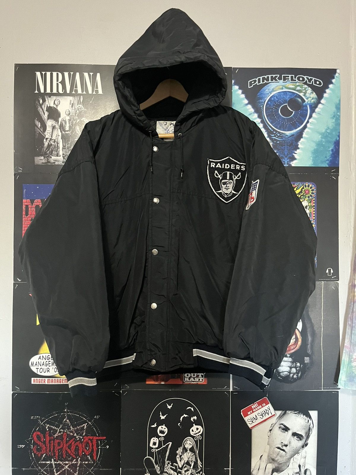 NFL × Starter × Vintage Vintage 80’s Star Player NFL Raiders Puffer ...
