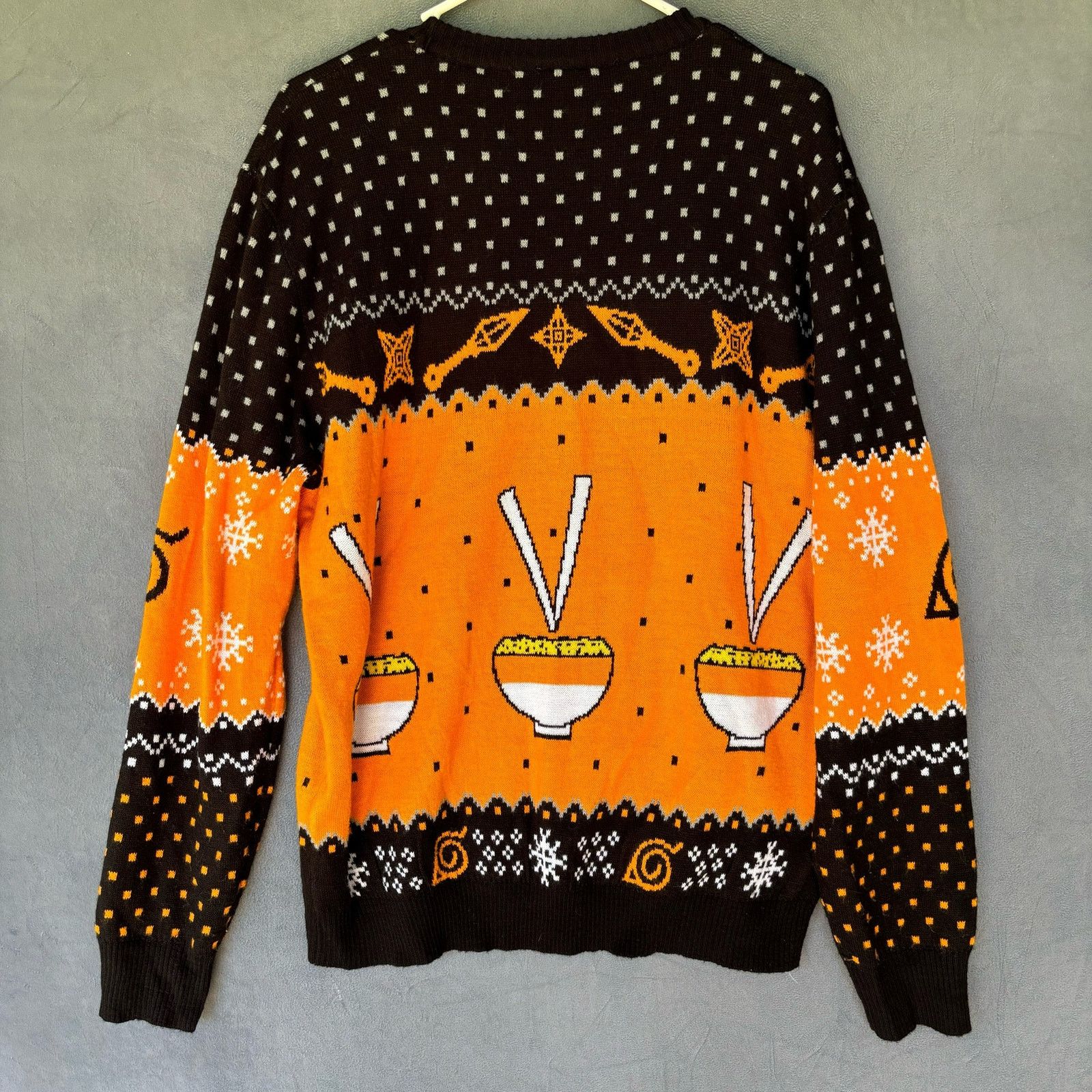 Generic Naruto Ramen Knit Sweater Shippuden Shonen Jump Chopsticks ...