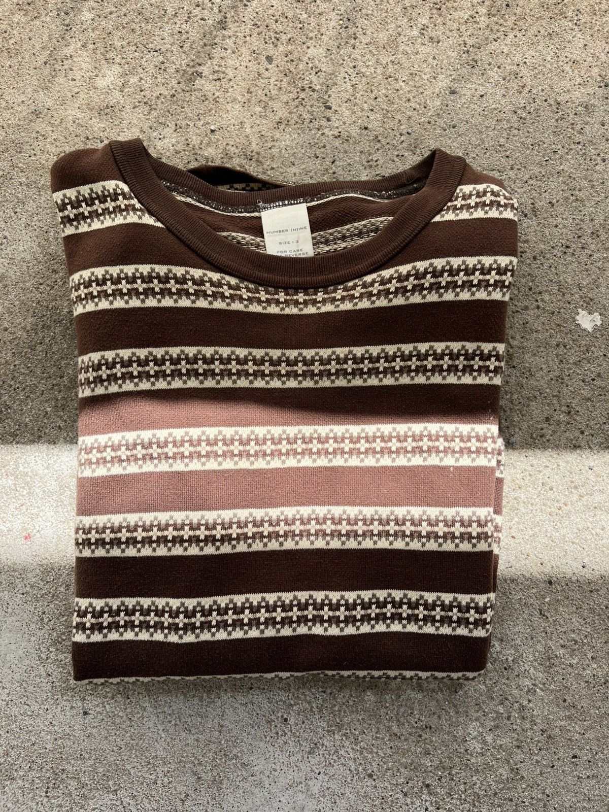 Number (N)ine Number (N)ine Nordic Knit Sweater | Grailed