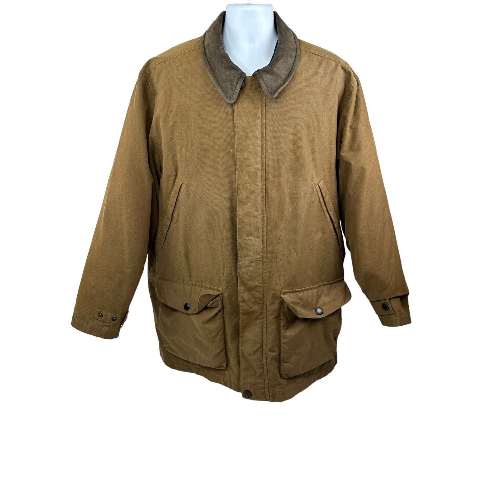 Eddie Bauer VINTAGE Eddie Bauer Canvas Barn Coat With Removable Goose ...
