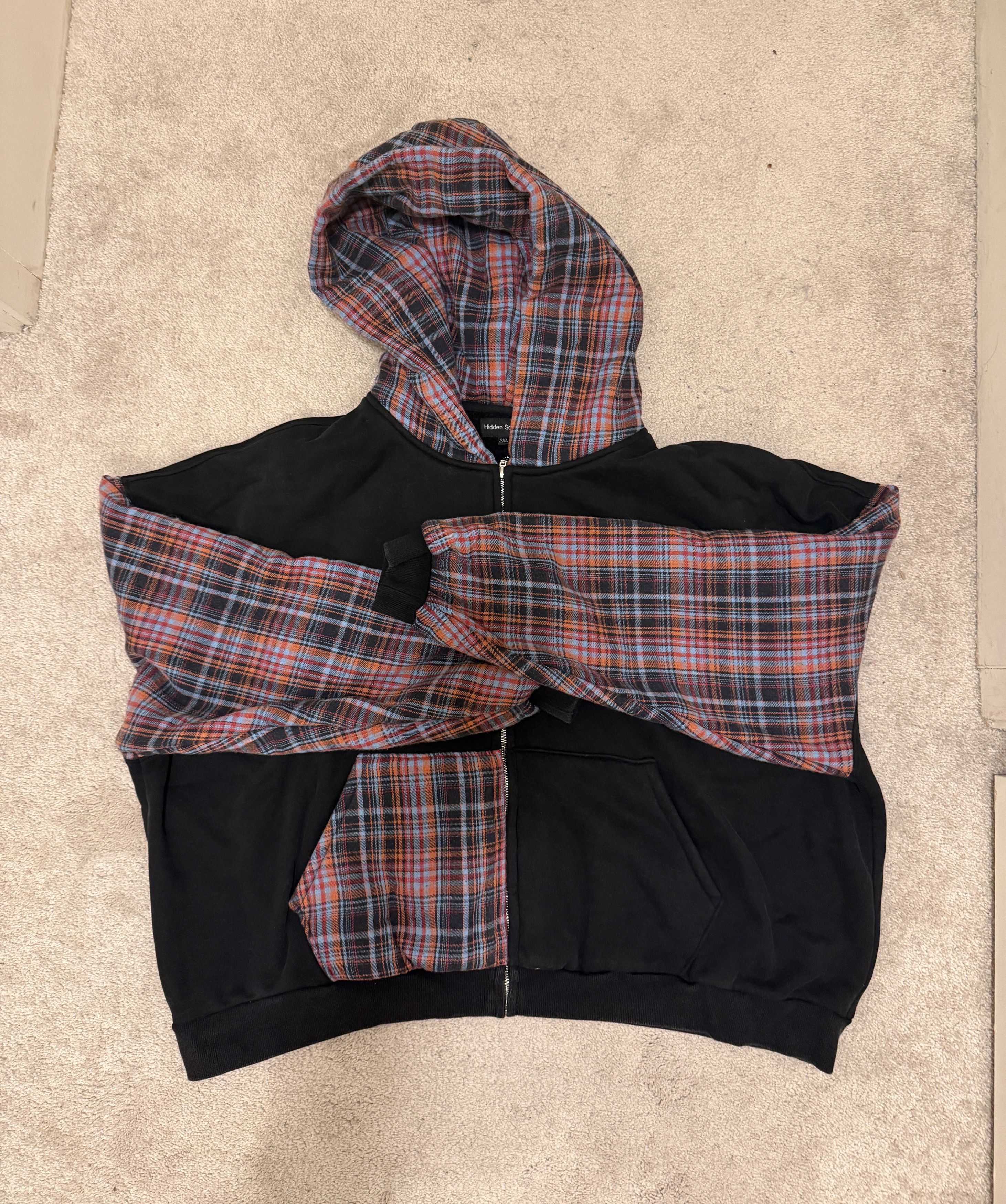 Other Hidden Season Plaid Zip Up Hoodie V2 | Grailed