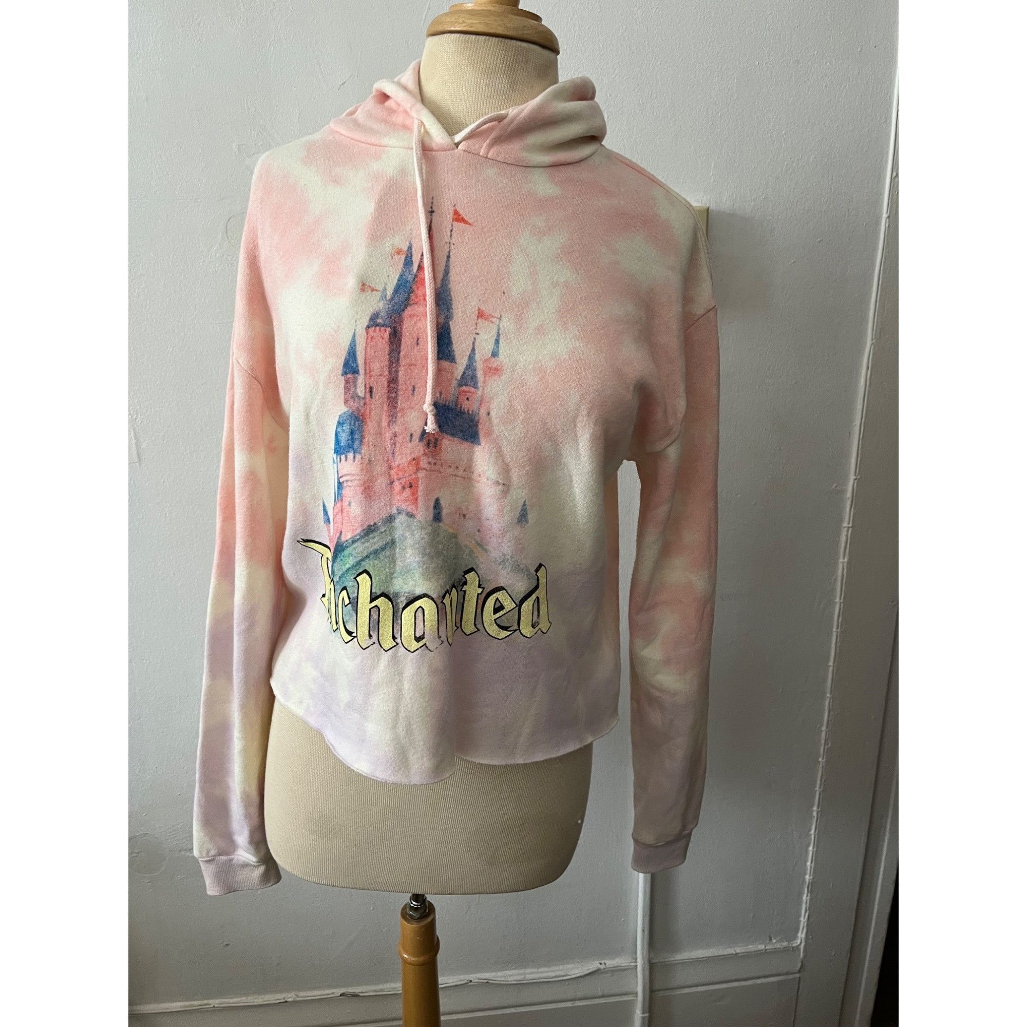 Disney Official Walt Disney Enchanted princess pink tie dye drawstr ...