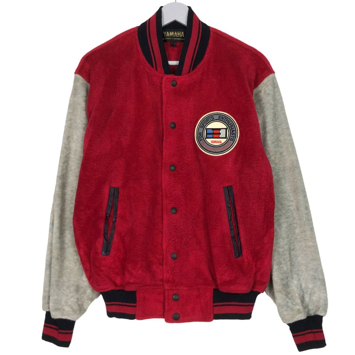 Japanese Brand × Racing × Yamaha 💥80s YAMAHA RACING MOTO VARSITY JACKET ...